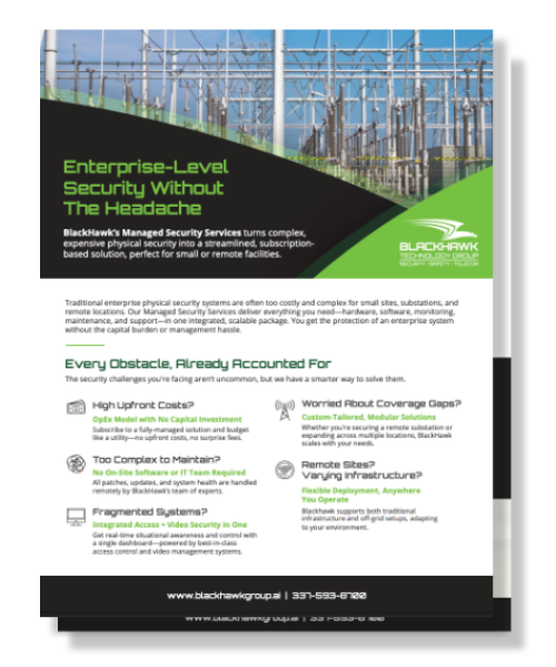 Managed Security Services - BlackHawk Technology Group